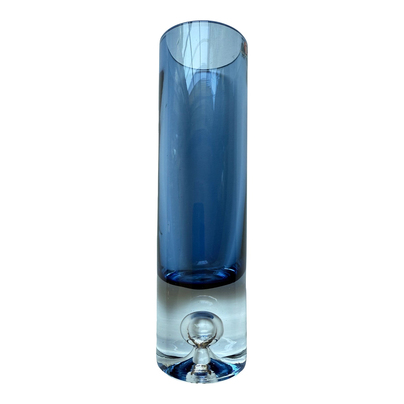 Signed Mid 20th Century Tapio Wirkkala Crystal Vase Designed for ...