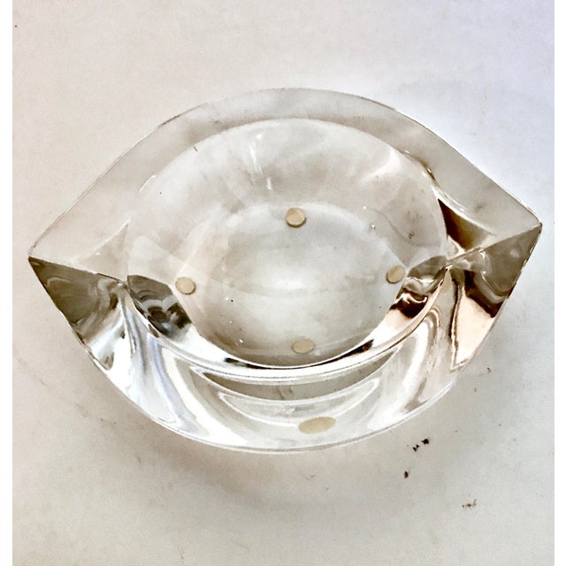 Signed Orrefos Crystal Marin Bon Bon Bowl | Chairish