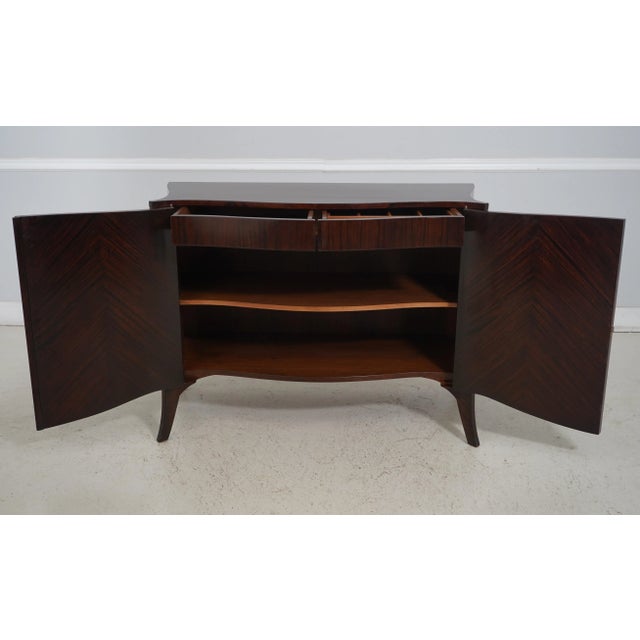 William Switzer Modern Regency 2 Door Commode Server | Chairish
