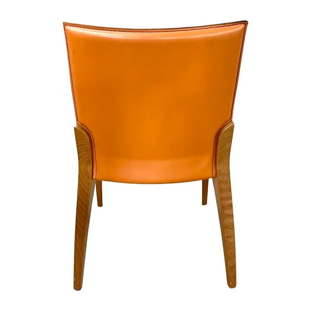 Giorgio Cattelan for Cattelan Italia, Orange Leather Sharon Design ...