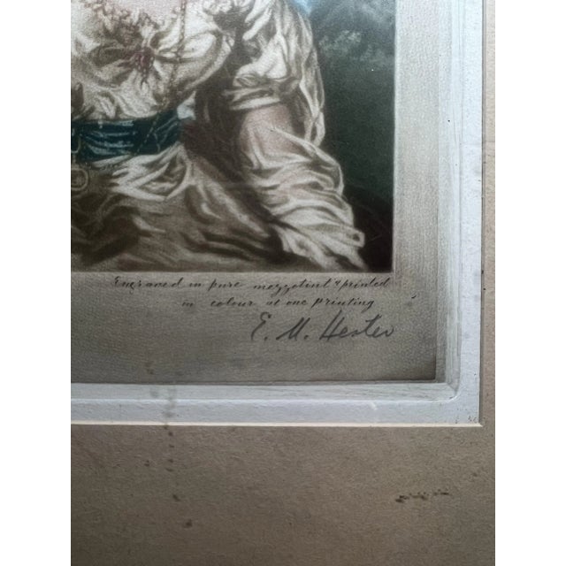 19th Century Antique Limited Edition Mezzotint of Lady Peel | Chairish