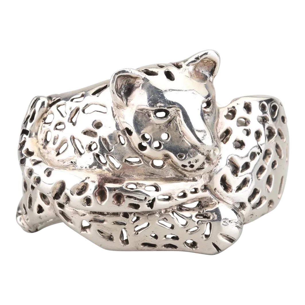 Vintage Emilia Castillo Mexico Modernist Los Castillos Sterling Jaguar ...