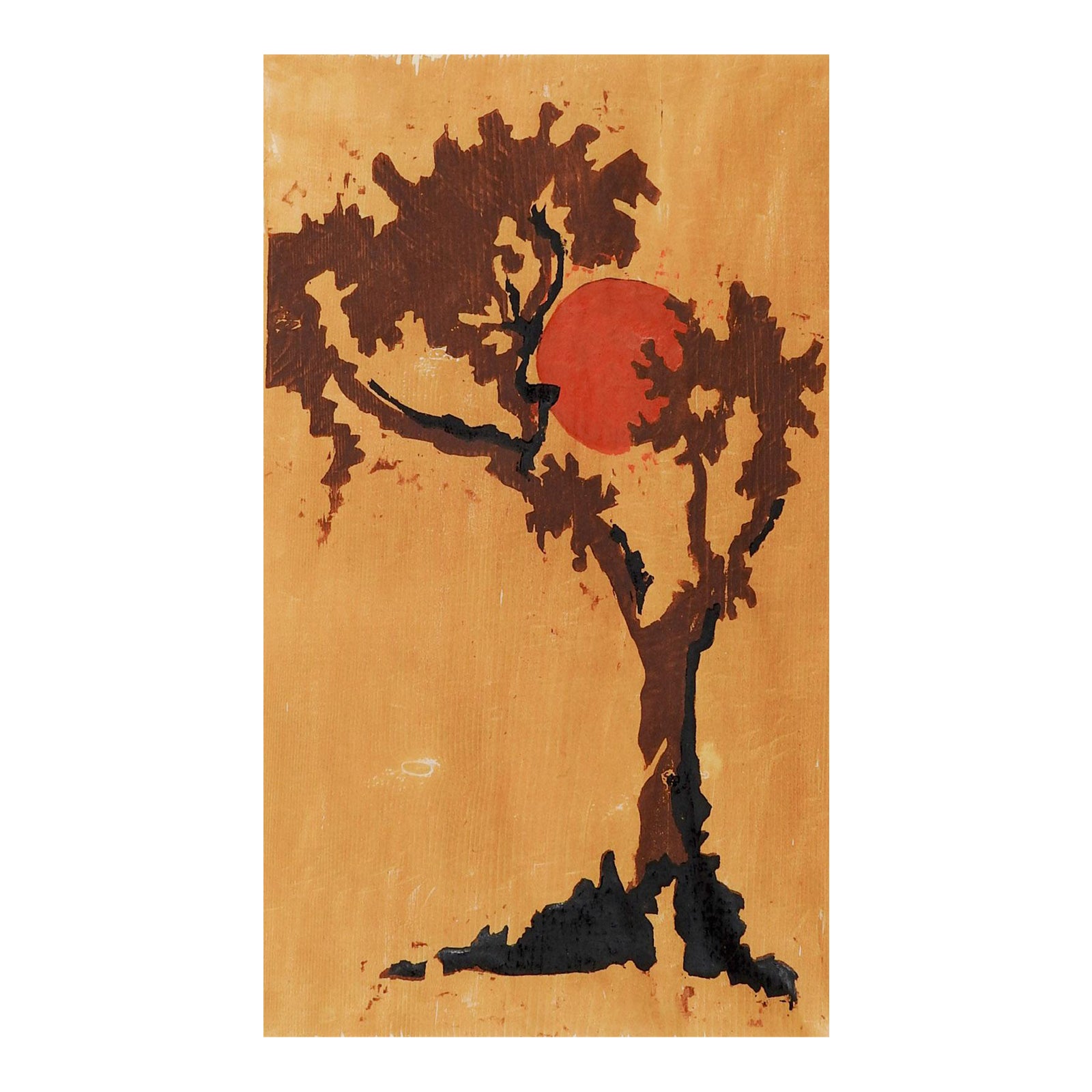 Tree Block Print by Lind Butler | Chairish
