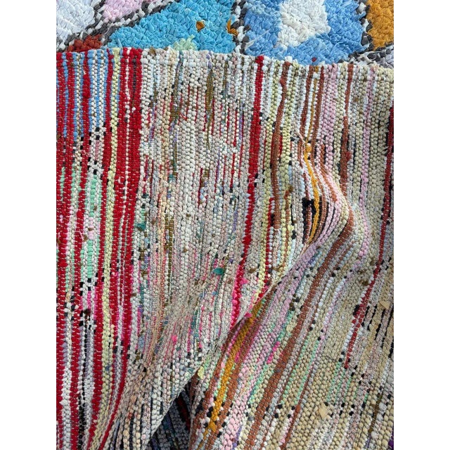 Vintage Colorful Pastel Traditional Handwoven Berber Moroccan Rug ...