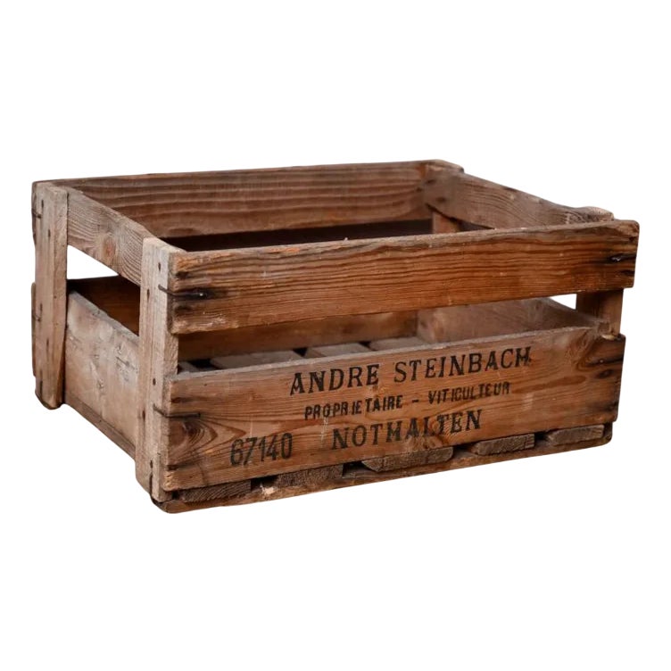 Wine Case by André Steinbach, 1950s | Chairish