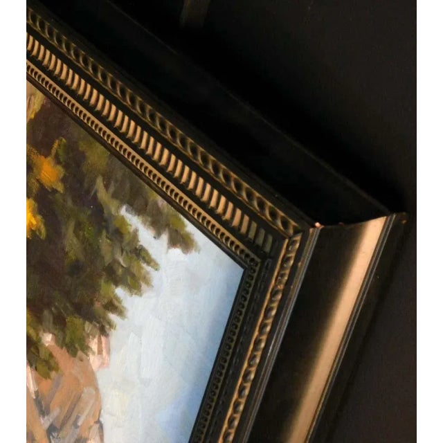 Robert Bob Rohm "Fall Bells" Original Oil on Board Landscape Painting ...