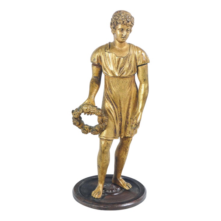 Bronze Sculpture of Young Roman Emperor, 1830 | Chairish