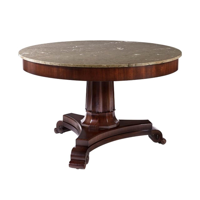 Classical Round Center Table | Chairish