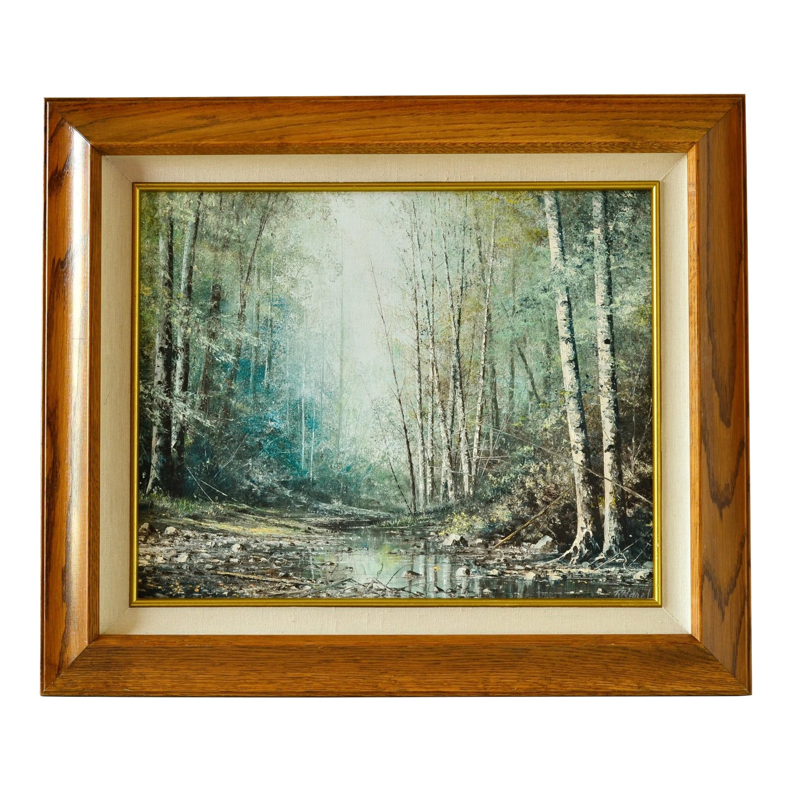 Signed: R. Hazel Landscape of Mill Creek, Ca Original Oil on Canvas ...