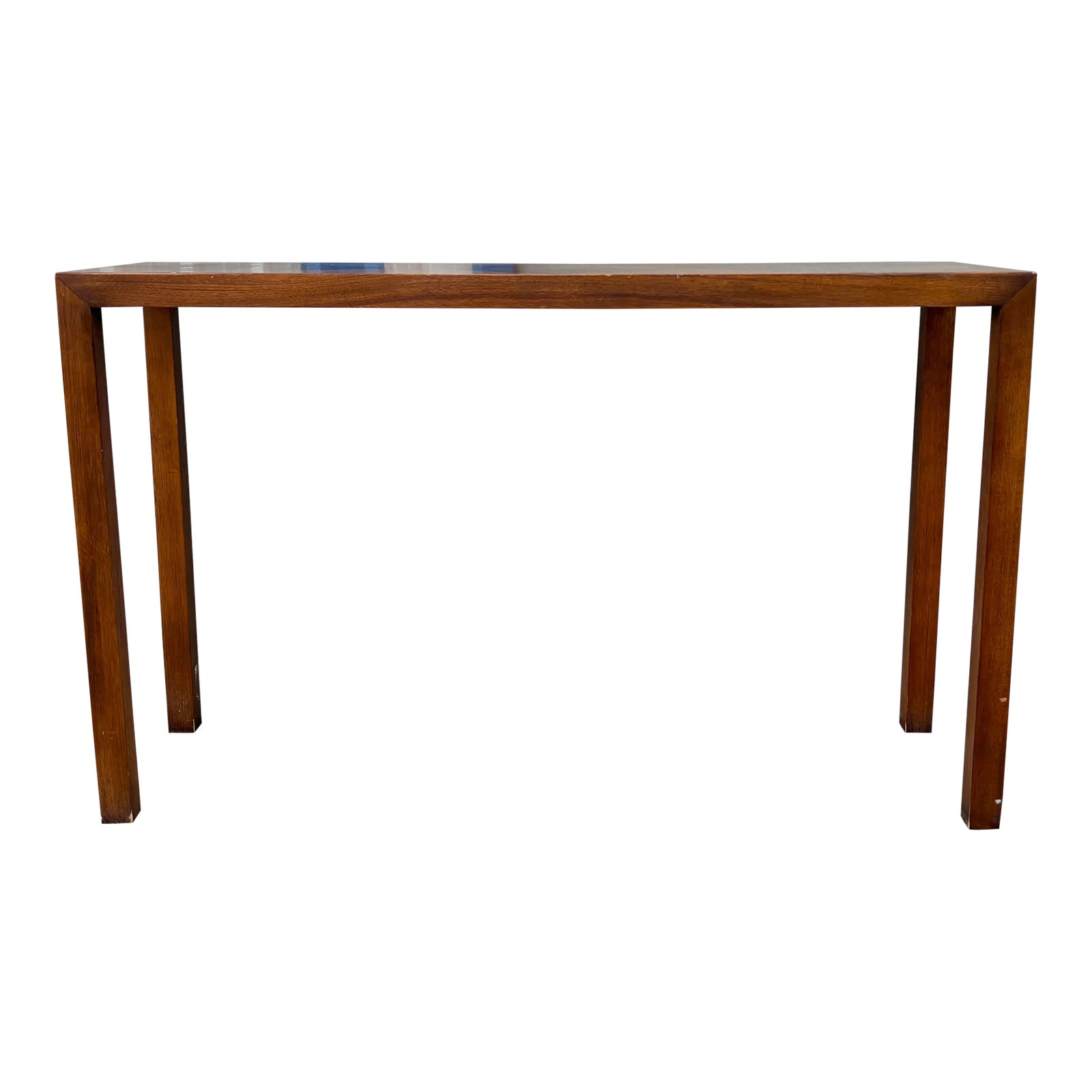 1960s Mid Century Walnut Console by Lane | Chairish