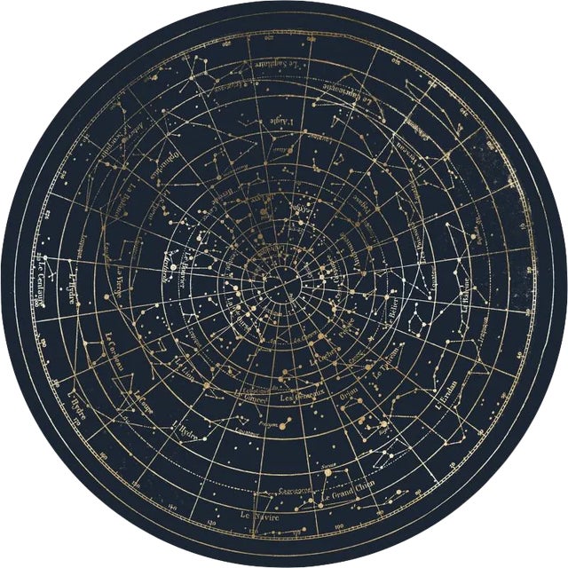Planisphere Gold, Framed Artwork | Chairish