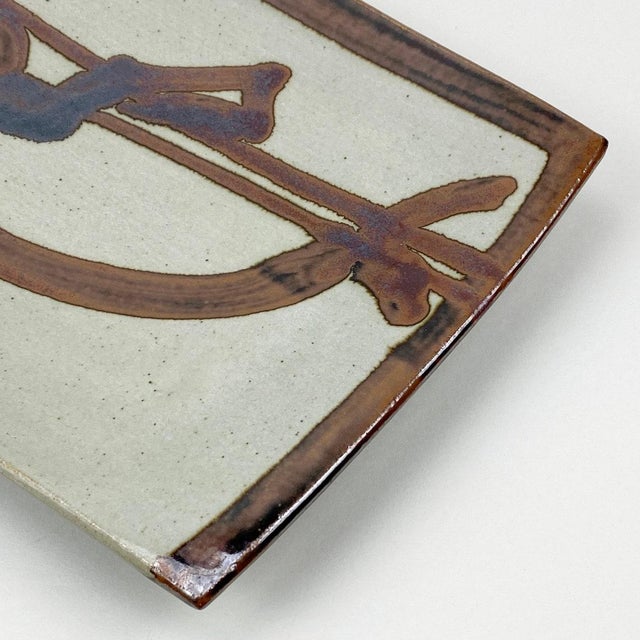 Eric Norstad Ceramic Serving Platter | Chairish