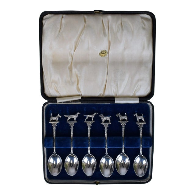 Mid 20th Century Set of 6 Abercrombie & Fitch English Sterling Silver ...