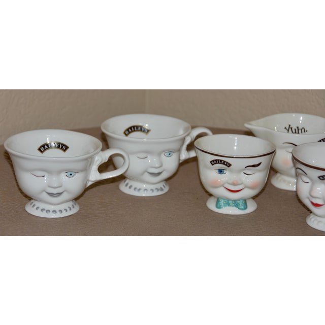 Vintage Baileys Irish Cream Winking Creamer & Sugar Yum Coffee Tea Cups ...