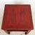 Red Lacquered Chinese Side Table | Chairish