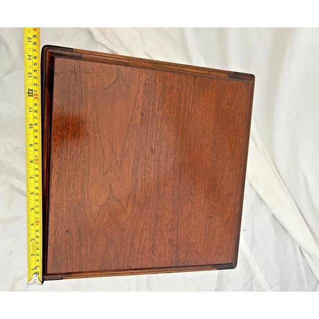 1910s Victorian Table Bust Stand Jardiniere Dovetail Drawer carved Legs ...