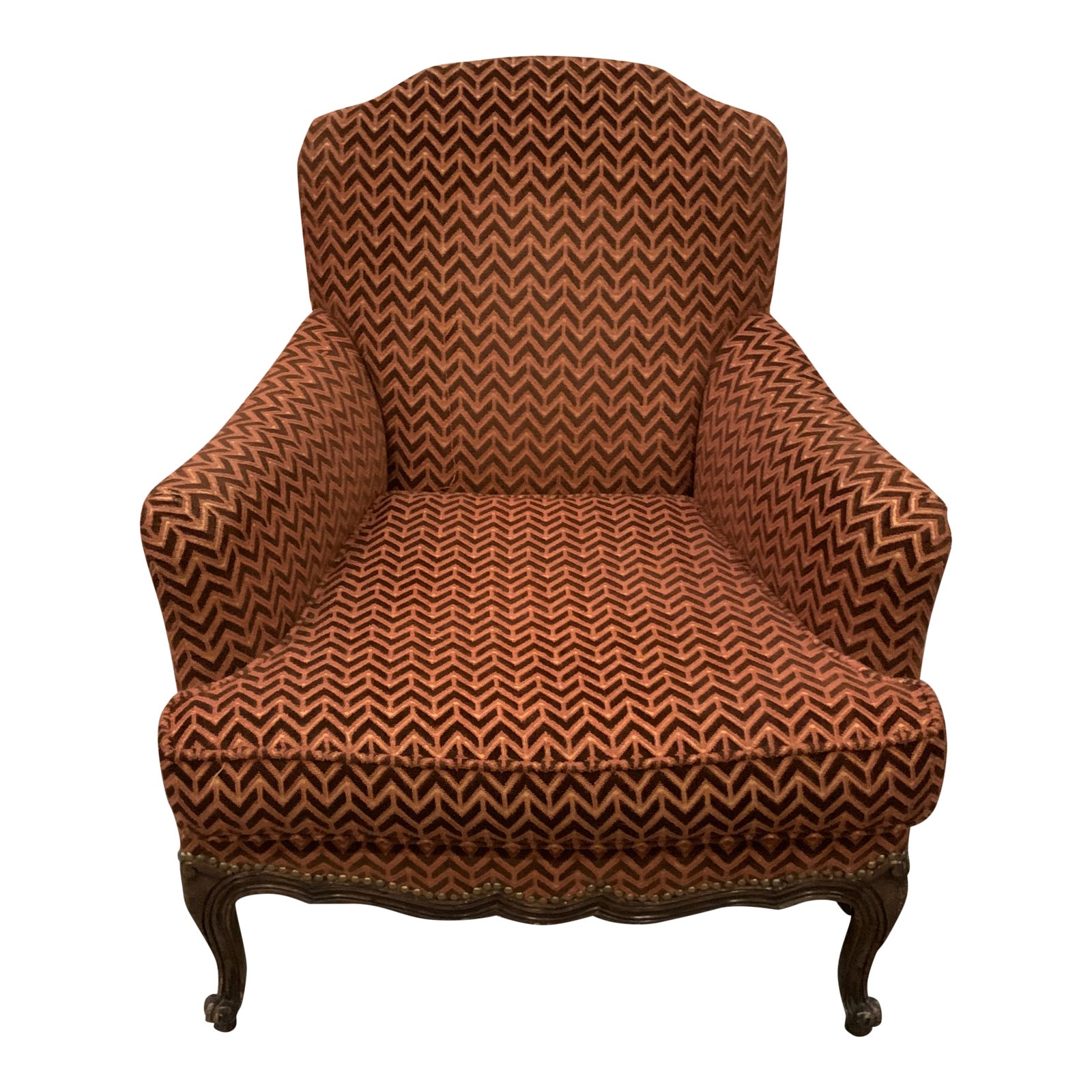 1990s Vintage Club Chair | Chairish