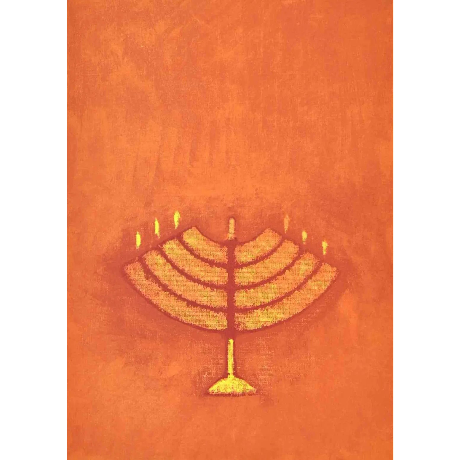 Max Ernst, Menorah, Lithograph, 1972 | Chairish