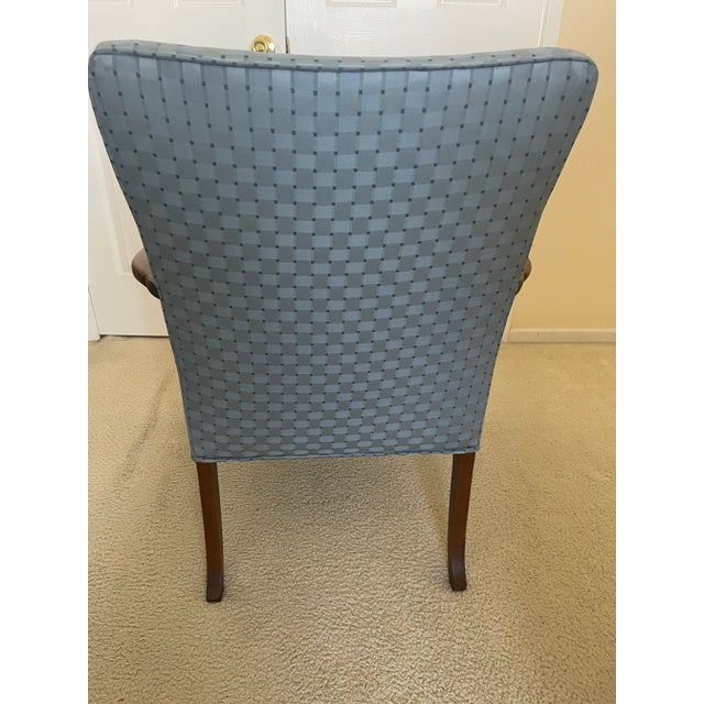 Late 20th Century Vintage Queen Anne Arm Chair | Chairish