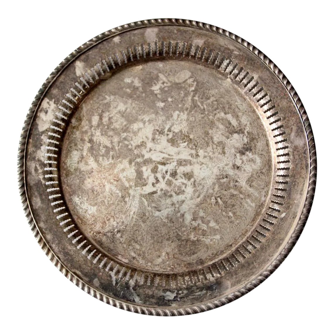 Antique Gotham Silver on Copper Tray | Chairish