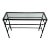 Black Iron Console Table | Chairish