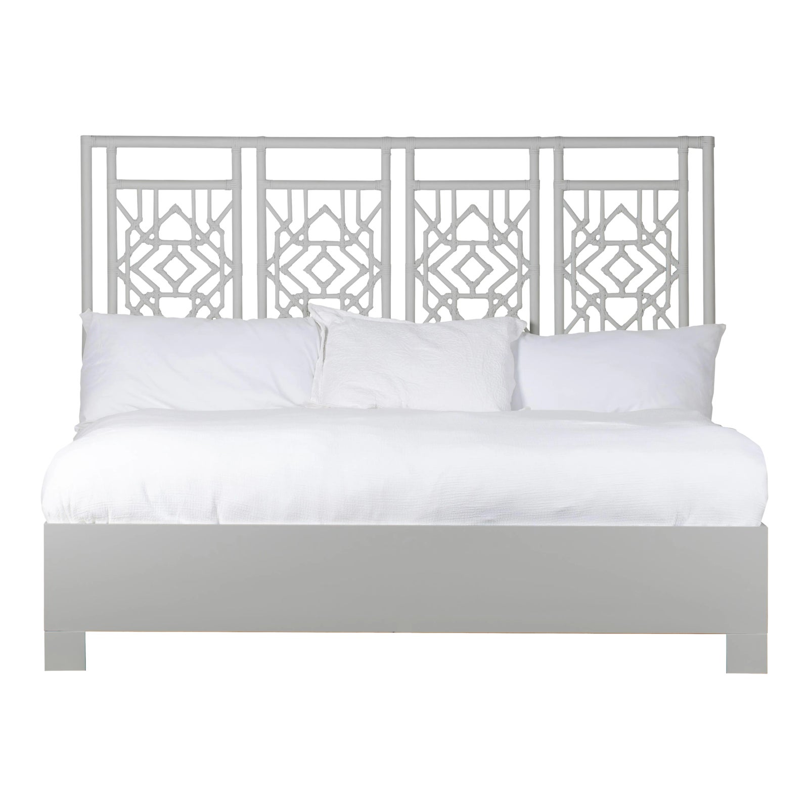 Tulum Bed King - Light Gray | Chairish