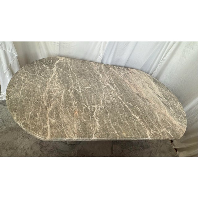 Oval Marble Dining Table | Chairish