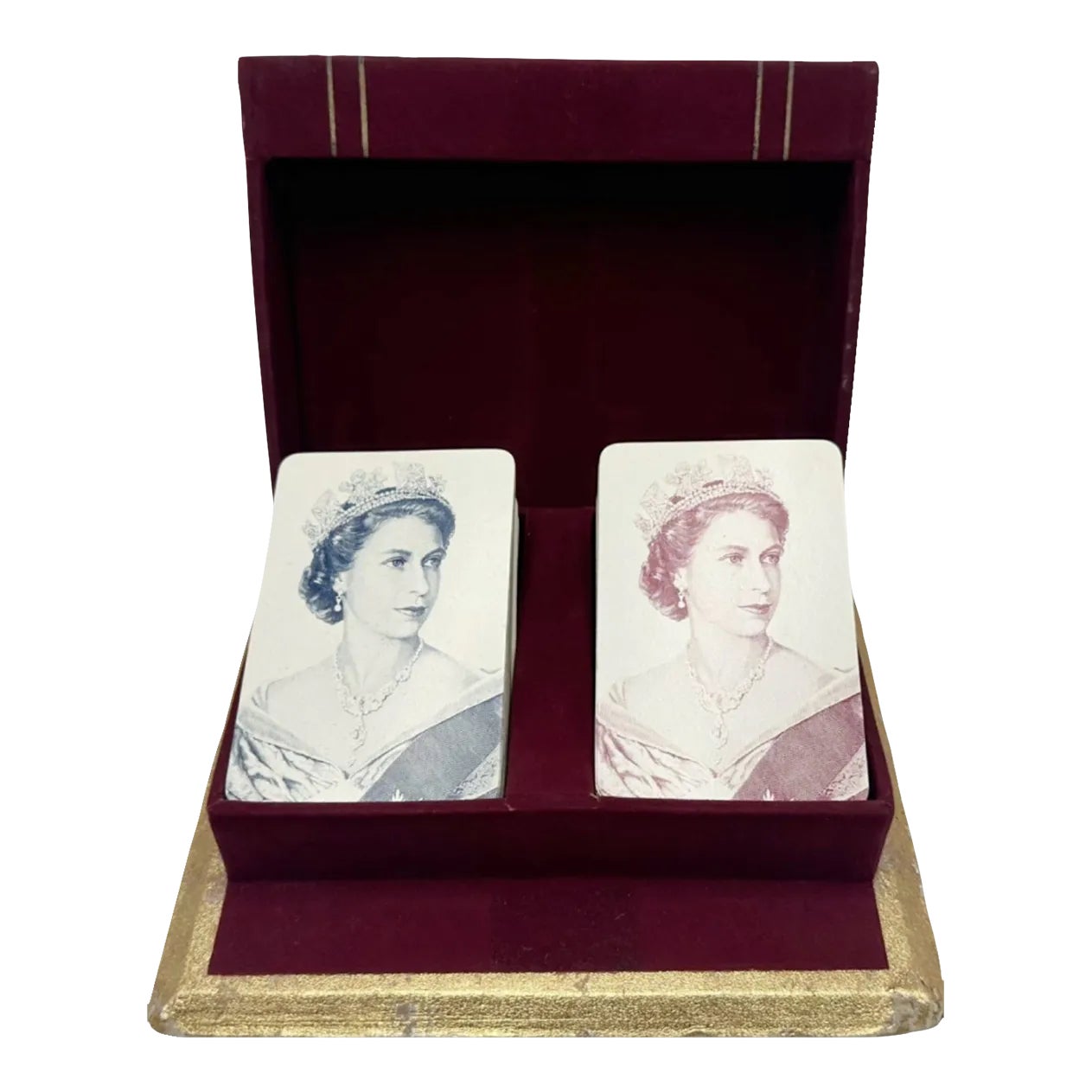 Queen Elizabeth II Coronation 1953 Double Deck Playing Cards Royalty Uk ...