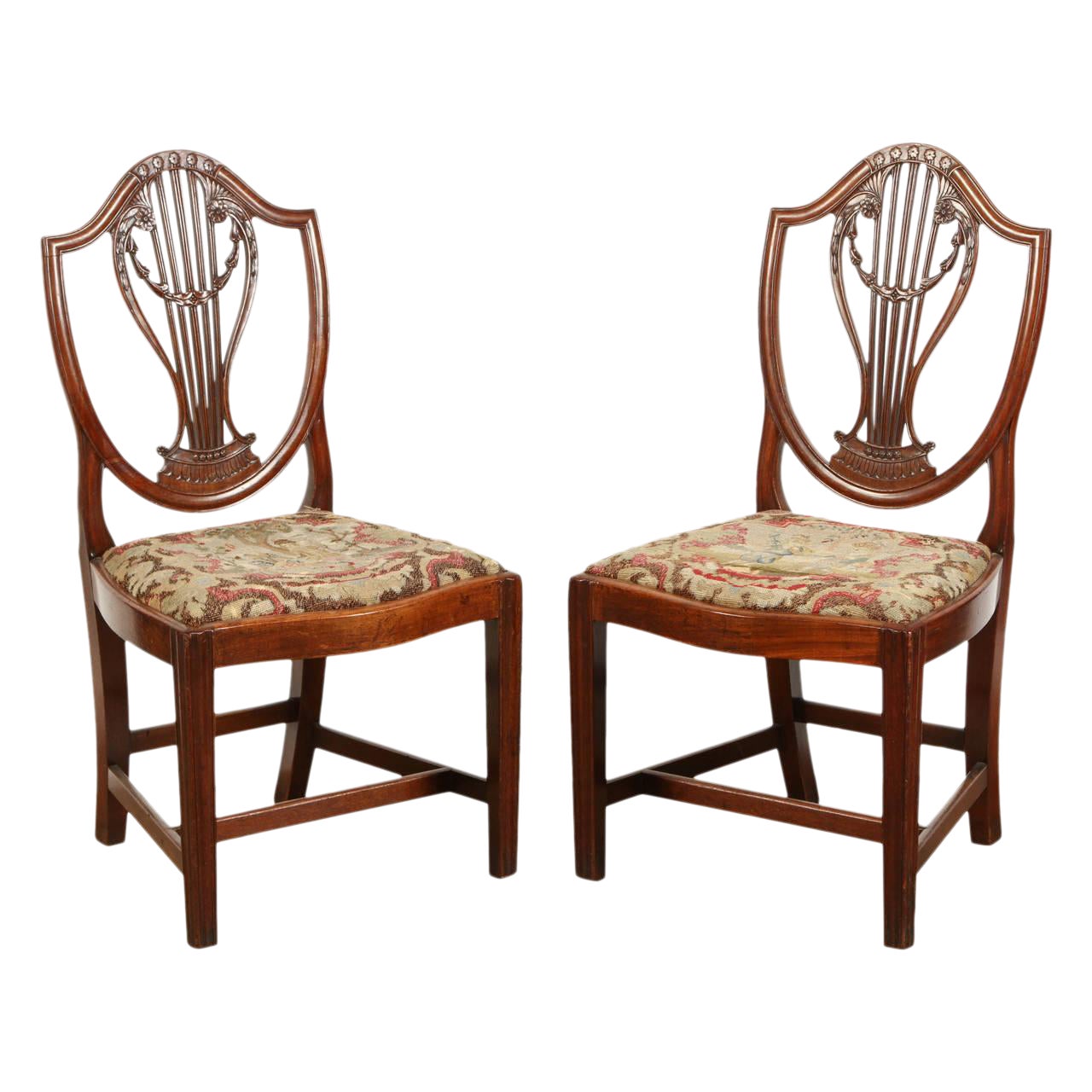 Pair of Early Georgian Chairs | Chairish