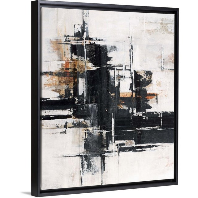 Modern Abstract Painting, Framed | Chairish