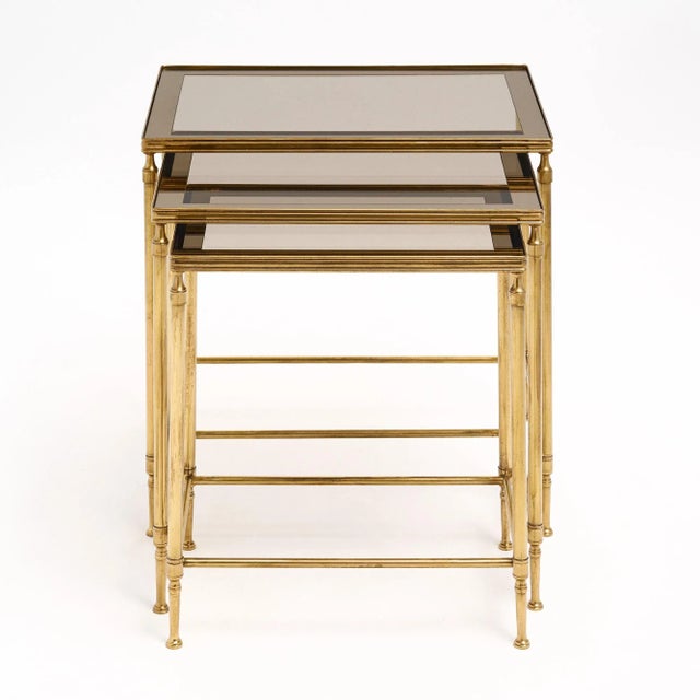 French Art Deco Style Nesting Tables | Chairish