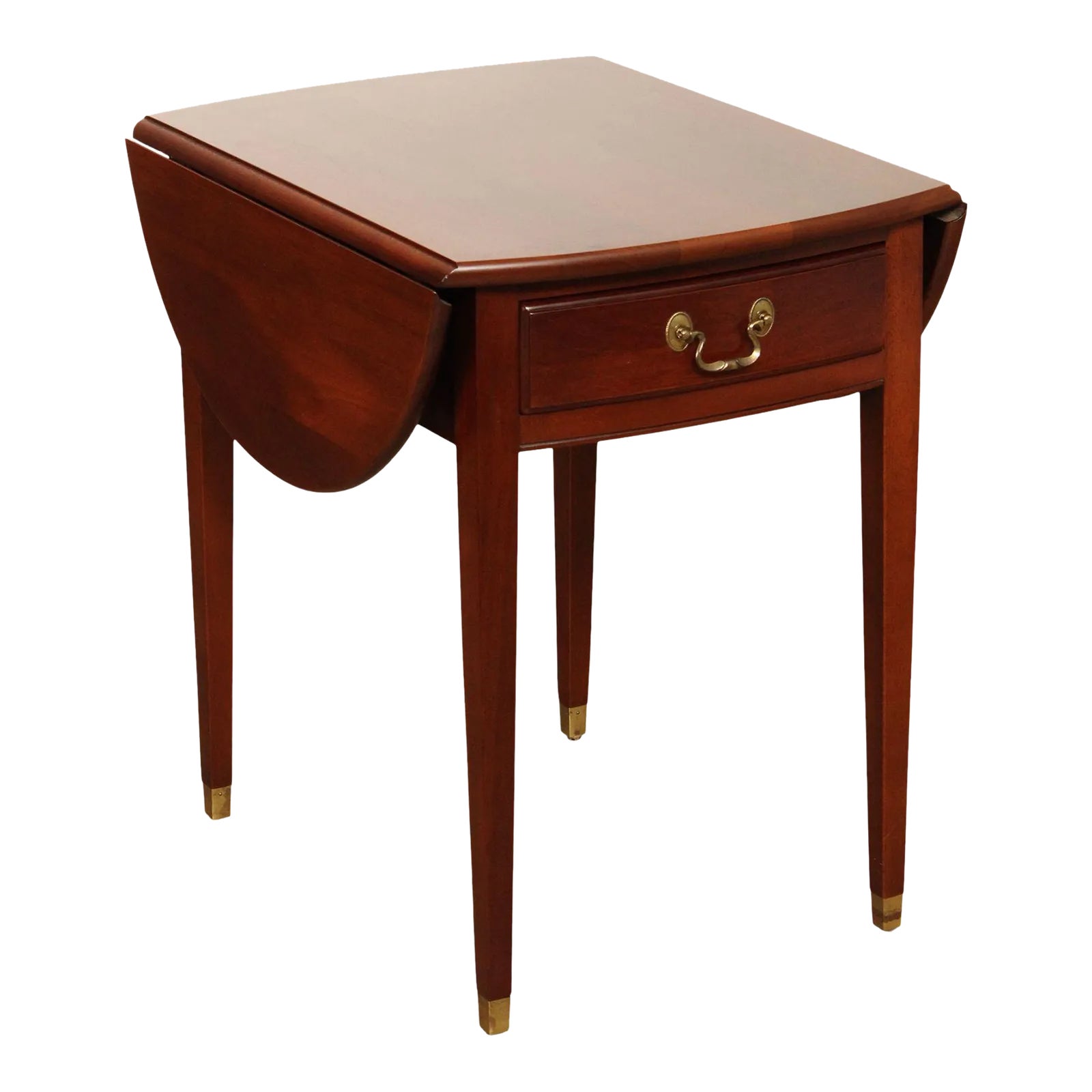 Link Taylor Heirloom Vintage Pembroke Federal Style Side Table | Chairish
