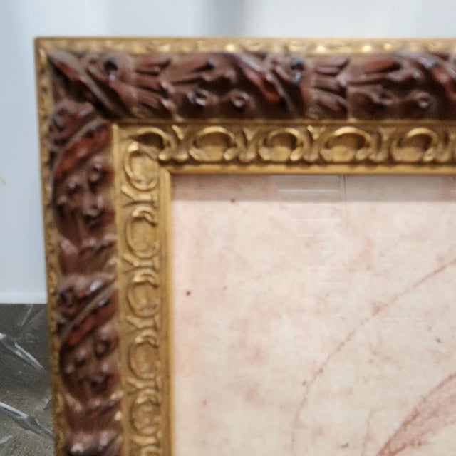 Mid 20th Century Framed Michelangelo Studio Di Testa Femminile From ...