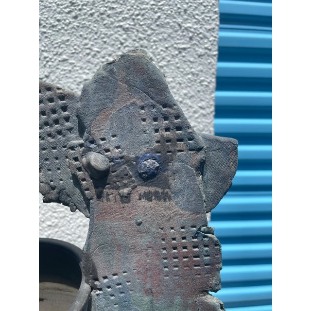 Matthew Lovein Raku Studio Pottery Vase | Chairish