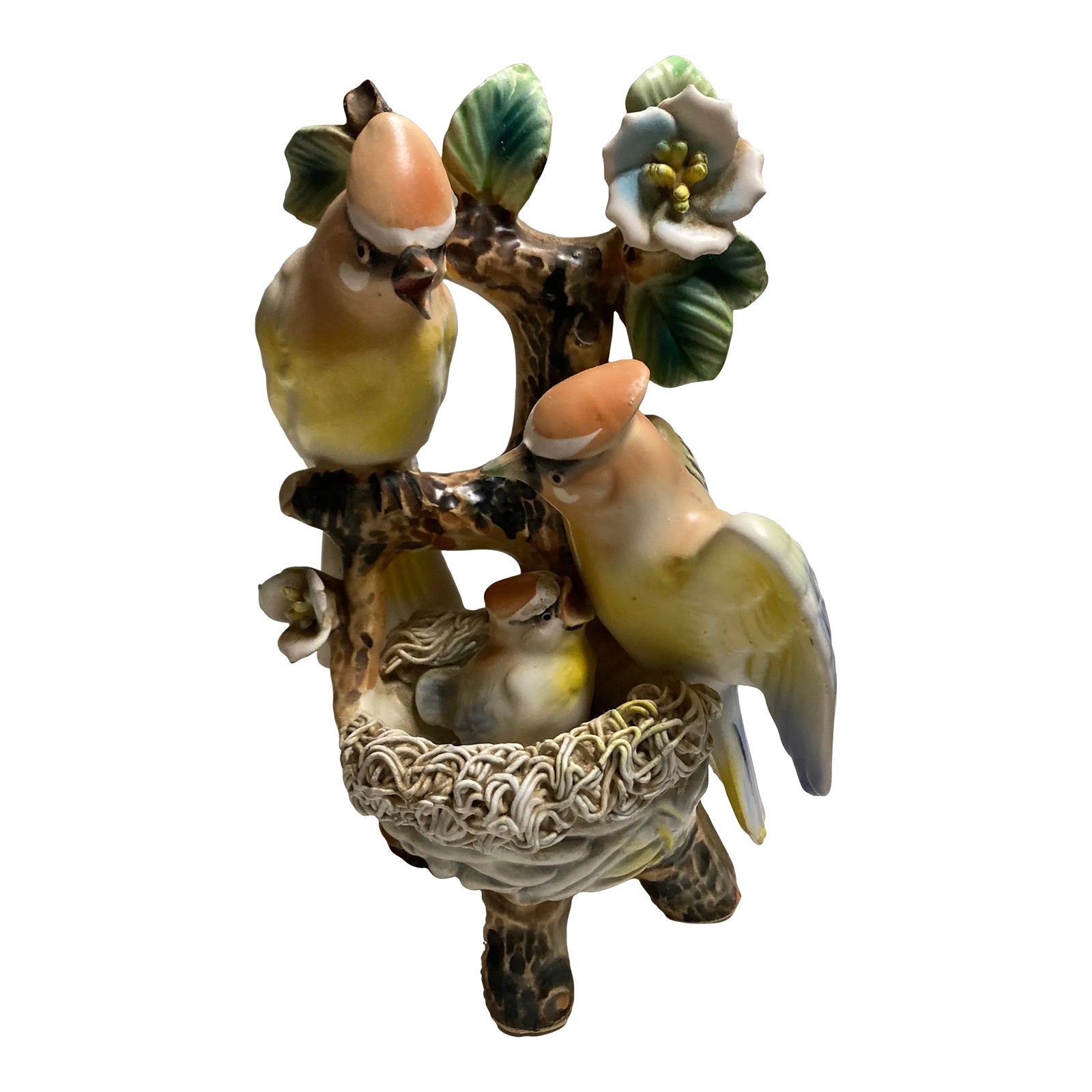 1960s Vintage Cardinal Birds Figurine | Chairish