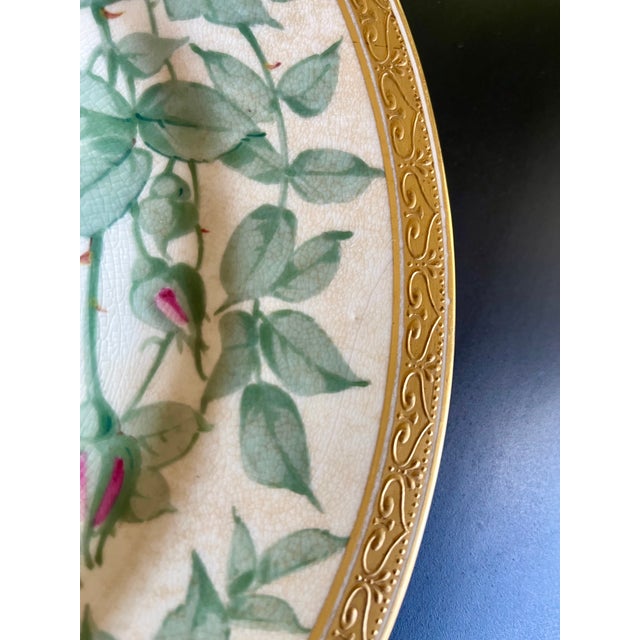 19th C. English Minton Rose Gilt Large Charger Plates -- Set of 4 ...