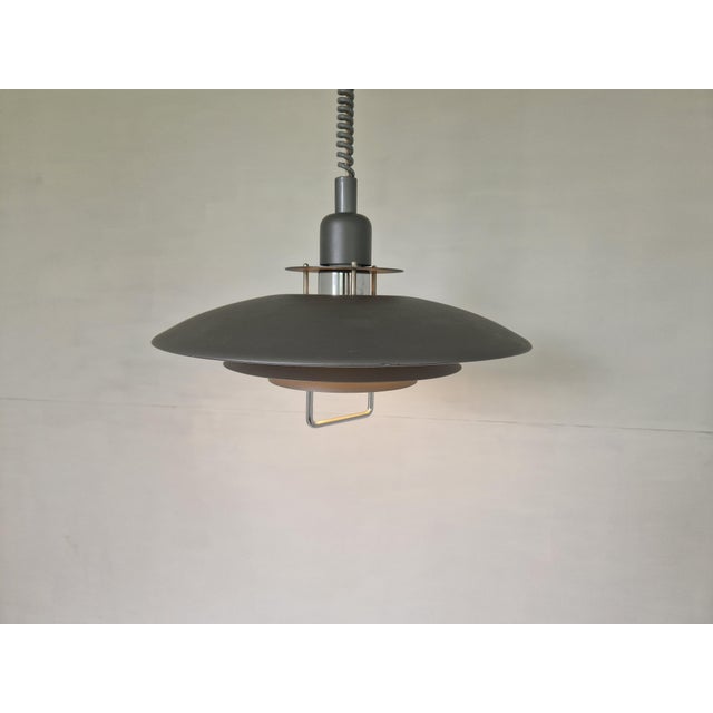 Vintage Swedish Rise and Fall Ceiling Lamp, 1970s | Chairish