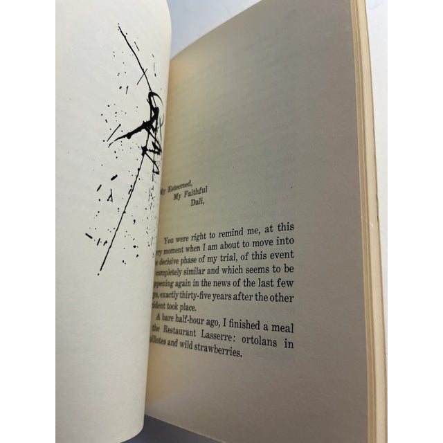 1968 Letter to Salvador Dali by Dali Book | Chairish
