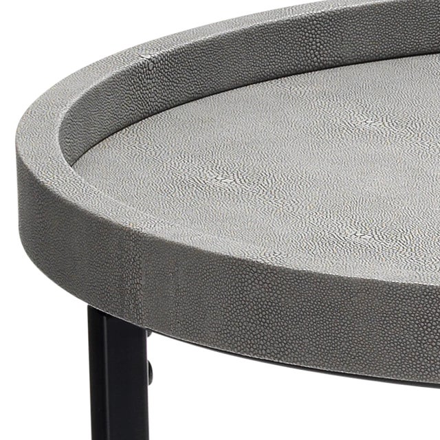 Maddox Side Tables in Grey - Set of 3 | Chairish