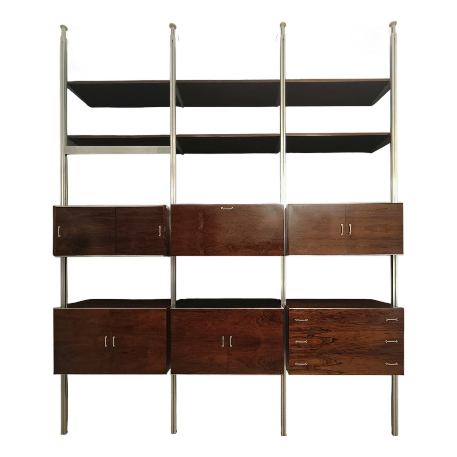 Vintage Italian CSS Wall Unit by George Nelson for Herman Miller, 1960s ...