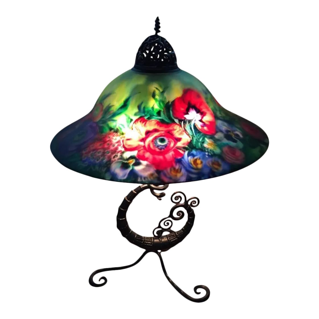 Signed Original Ulla Darni Table Lamp | Chairish