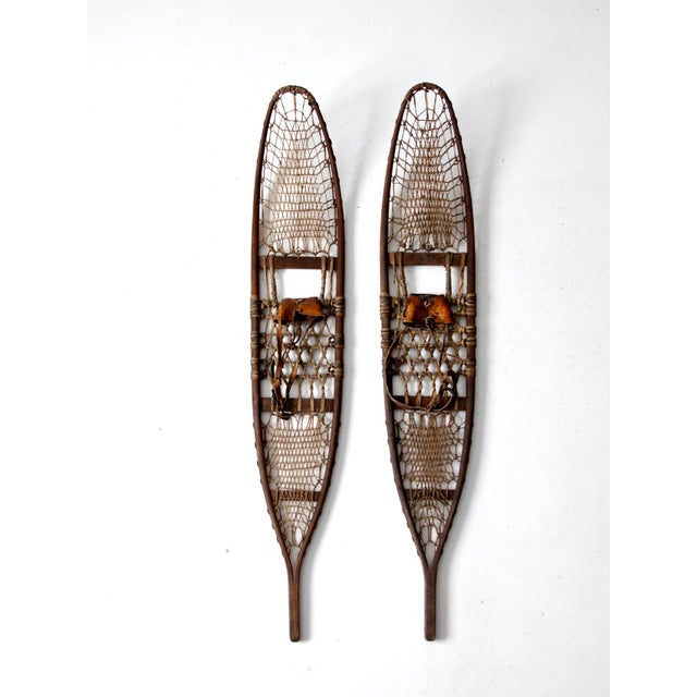 Vintage Trail Snowshoes Pair | Chairish