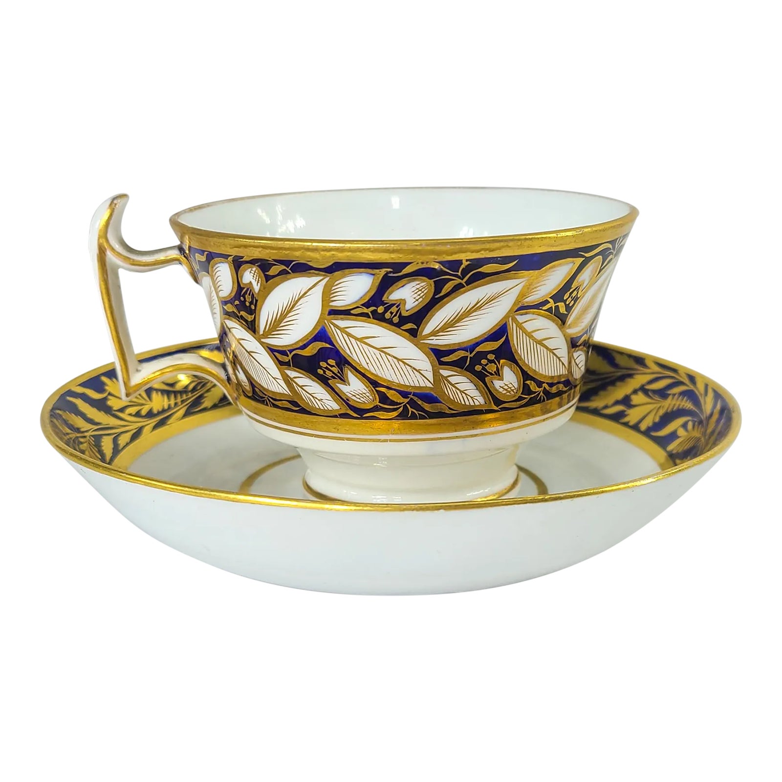 Early 19th Century English Regency Teacup and Saucer by Copeland Spode ...
