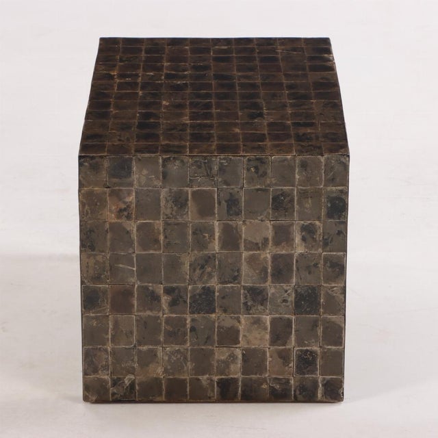 Mica End Table or Small Coffee Table in the Manner of Jean-Michel Frank ...