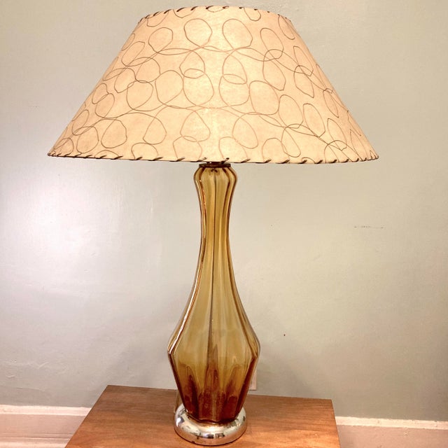 Mid-Century Modern Extra Large Fiberglass Lamp Shade, 1960s | Chairish