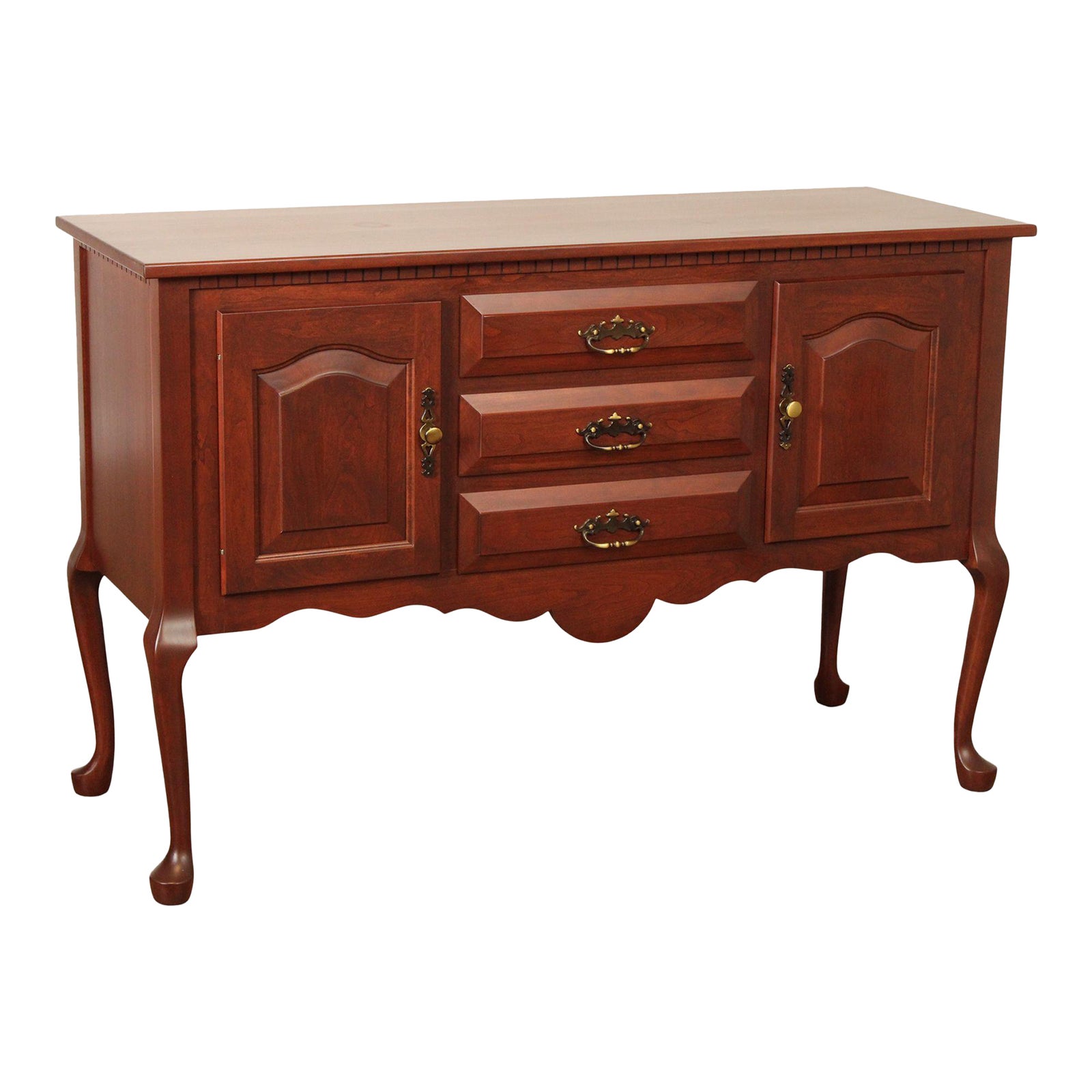 Country Home Furniture Solid Cherry Sideboard | Chairish