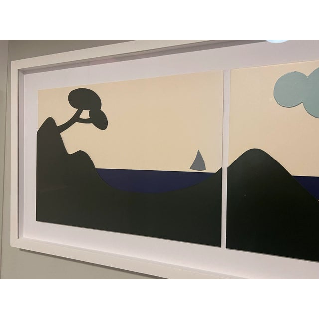 Claude Gilli (1938-2015), French Pop Art, Modern Acrylic Diptych ...