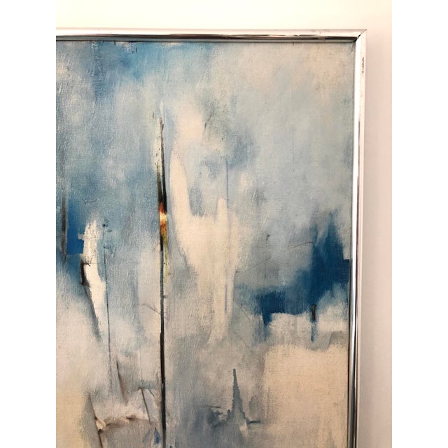 1980s Abstract Expressionist Painting, Framed | Chairish