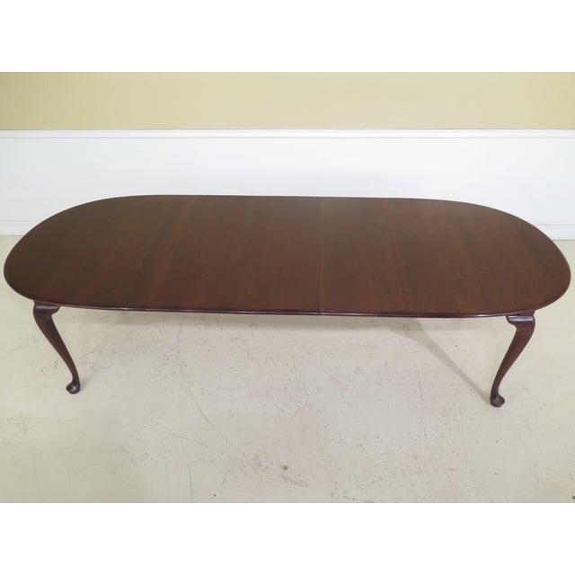 Traditional Stickley Oval Solid Cherry Dining Room Table | Chairish