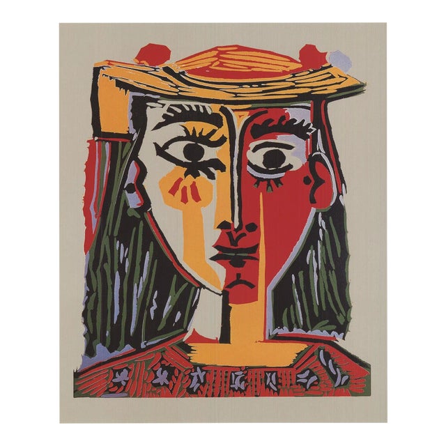 Pablo Picasso Bust of a Woman With Hat, 1993 | Chairish